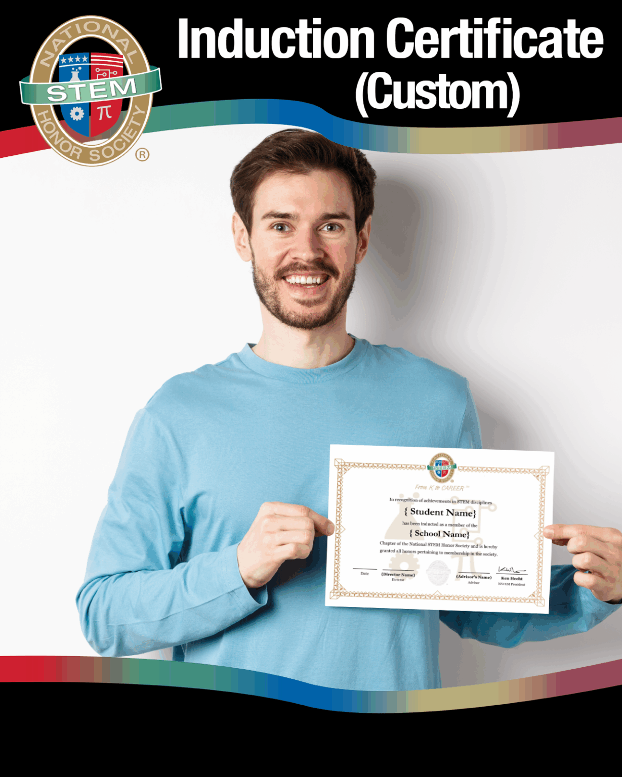 National STEM™ Honor Society - Custom Induction Certificates